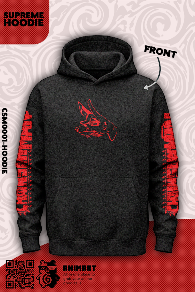 AKI Fox Devil - Chainsaw Man Premium Hoodie - AniMart
