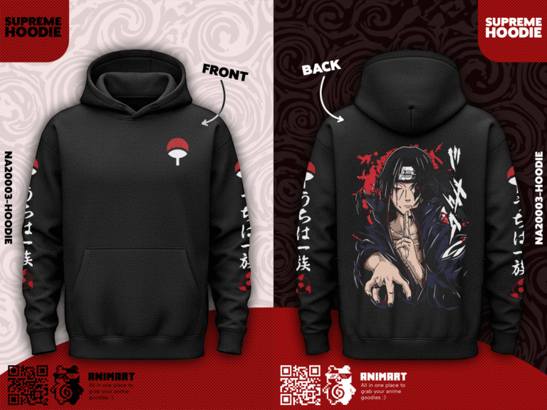 Itachi Uchiha The Hidden Hero - Naruto Premium Hoodie - AniMart